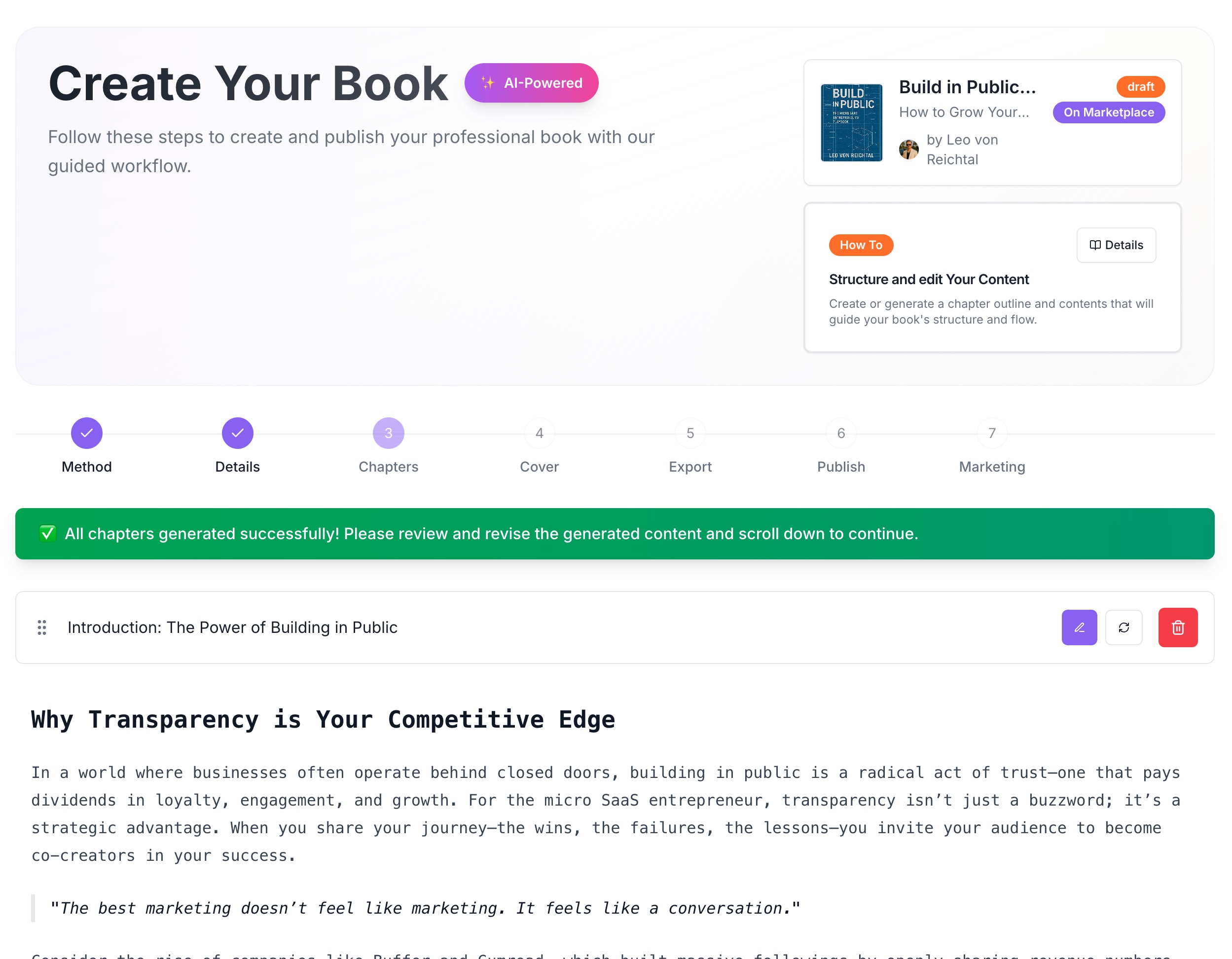 Bookstera - Quickly Create, Publish and Sell Captivating Ebooks